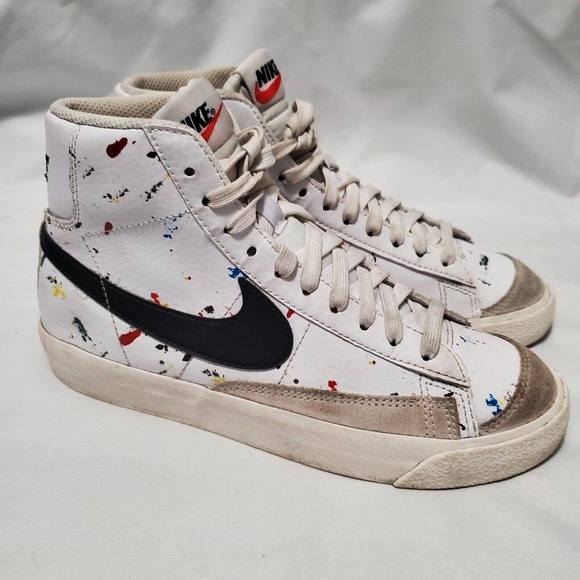 Nike | Shoes | Nike Blazer Mid 77 Paint Splatter Shoes Sneakers Dj26810 ...